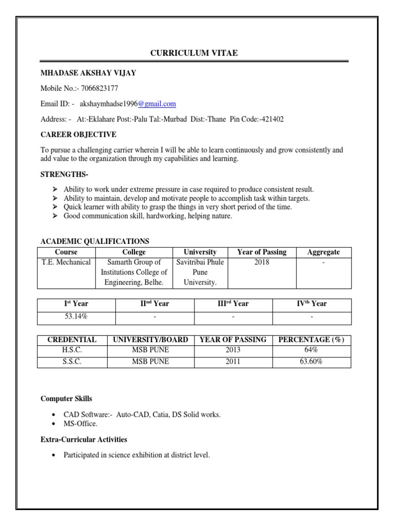 Akshay Resume | PDF | Change | Behavior Modification