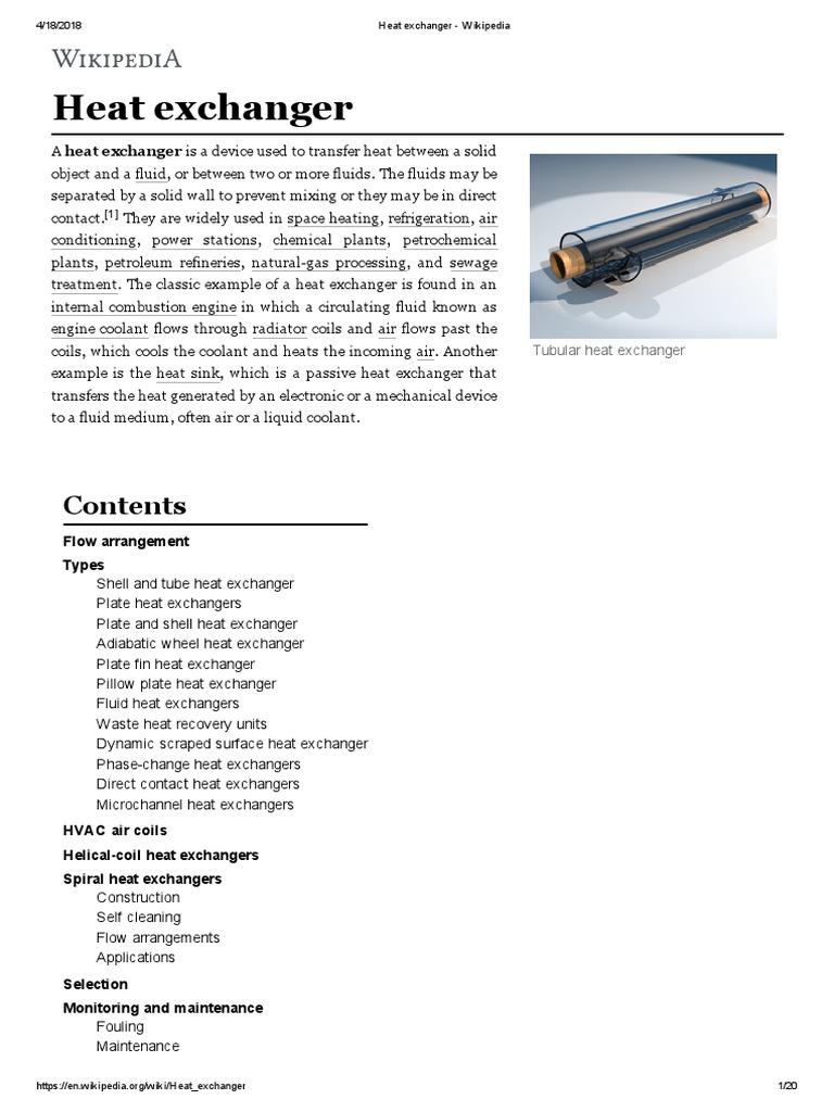 Heat and Heat Exchanger | PDF | Heat Exchanger | Hvac