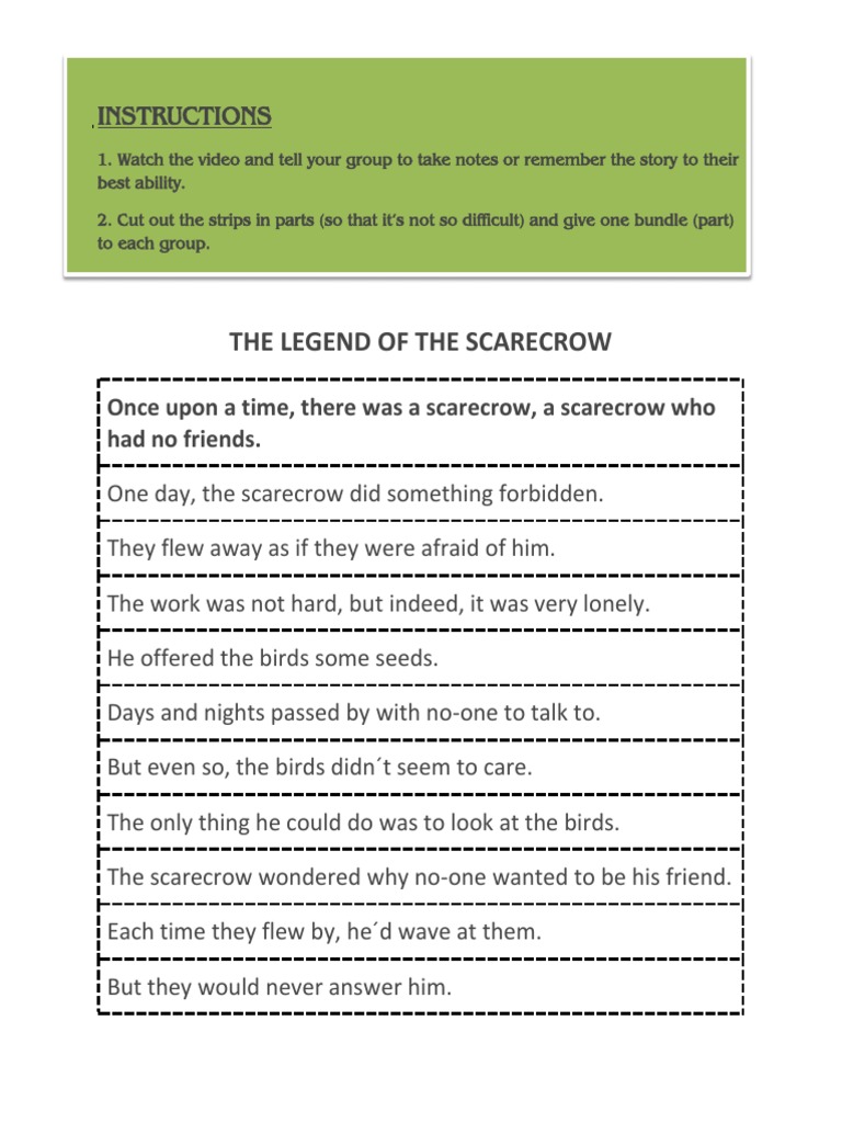 The Legend of The Scarecrow | PDF | Scarecrow (Oz)
