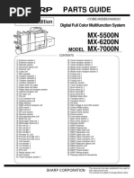 SHARP MX-3500FN Series Parts List | PDF
