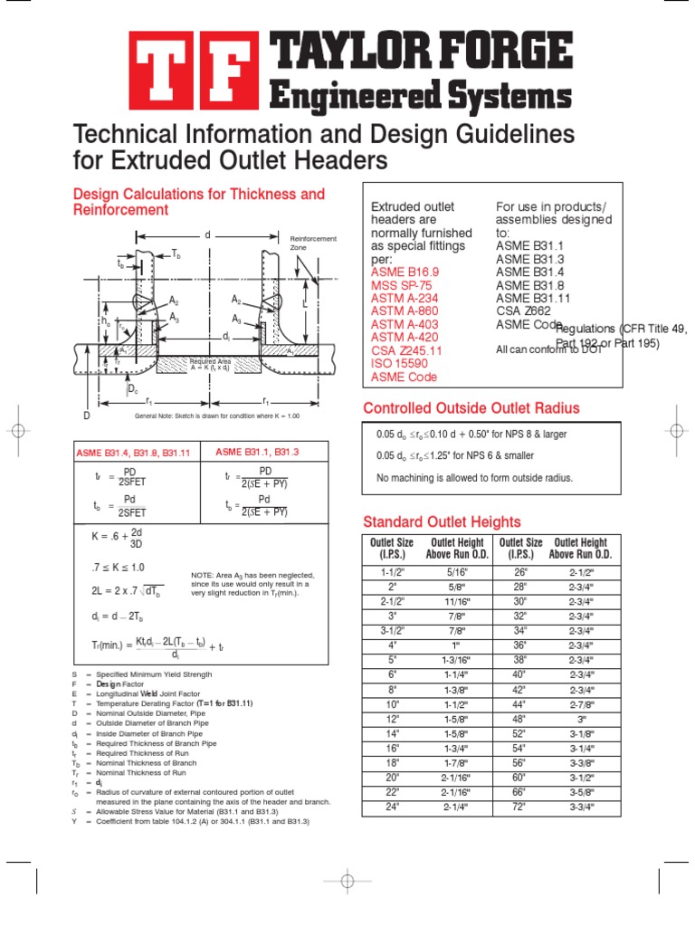 Extruded Outlet Header | Download Free PDF | Pipe (Fluid Conveyance ...