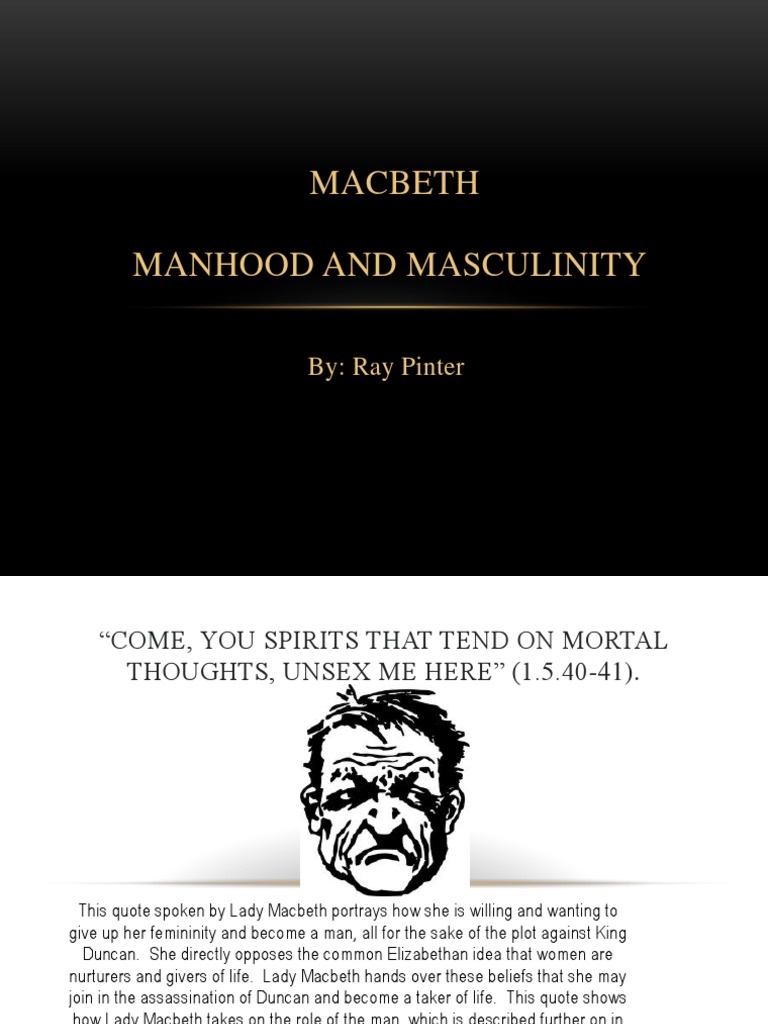 Lady Macbeth's Masculinity Shift | PDF | Macbeth | Shakespearean Tragedies