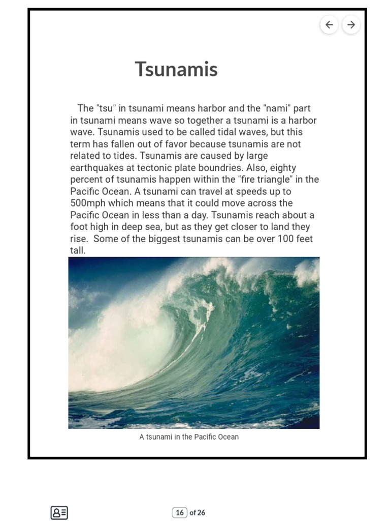 Understanding Tsunamis: Causes and Impact | PDF