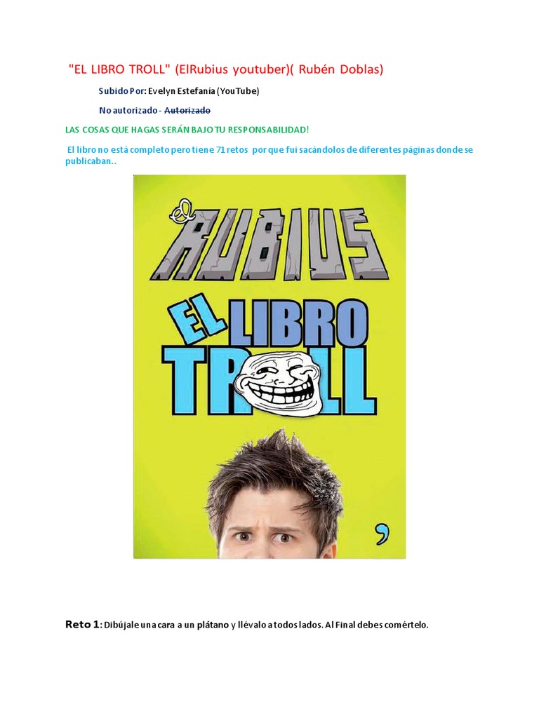 El Libro Troll PDF | PDF