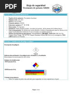 Cloroformo Hoja de Seguridad. | PDF | Cloroformo | Sustancias químicas