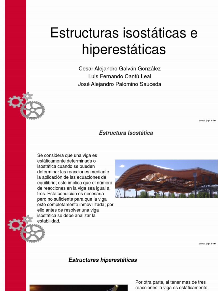 Estructuras Isostáticas e Hiperstaticas | PDF | Física | Mecánica