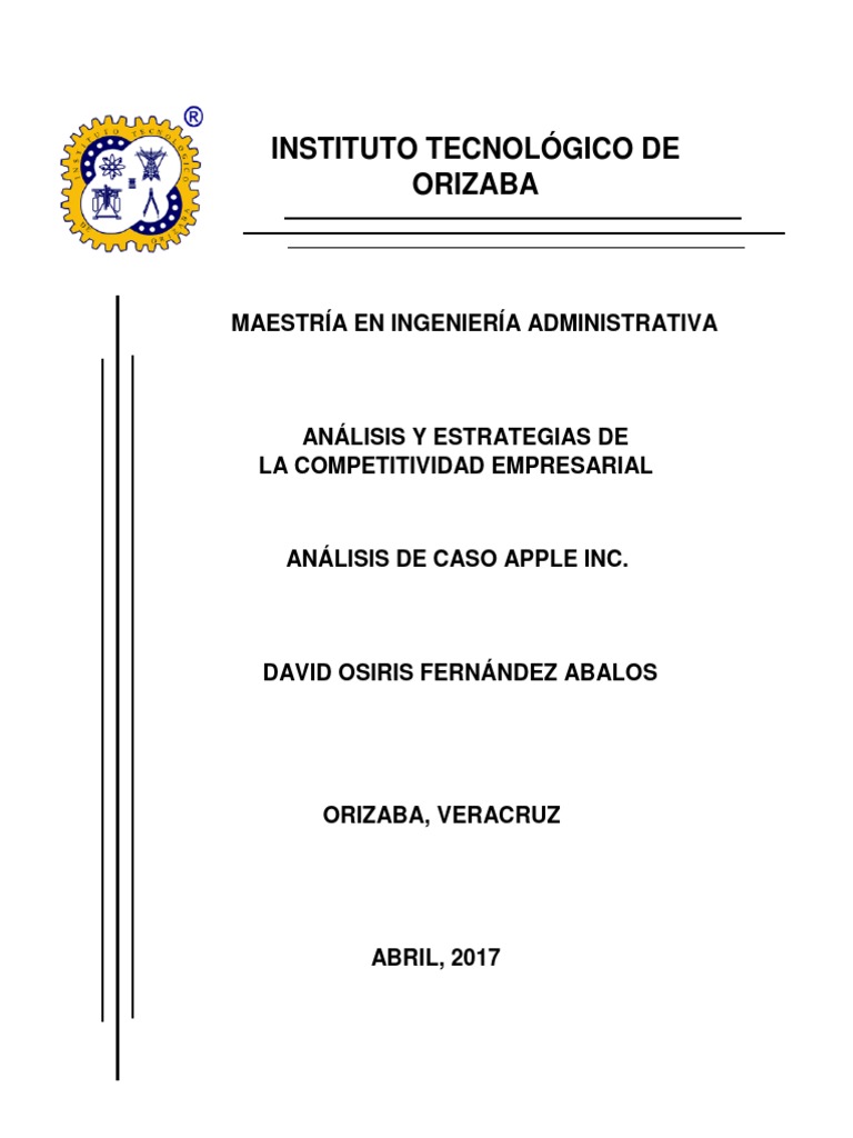 Analisis de Caso Apple Inc. | PDF | Apple Inc. | Mac OS