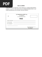 Formato Vale PDF | PDF | Finanzas y dinero