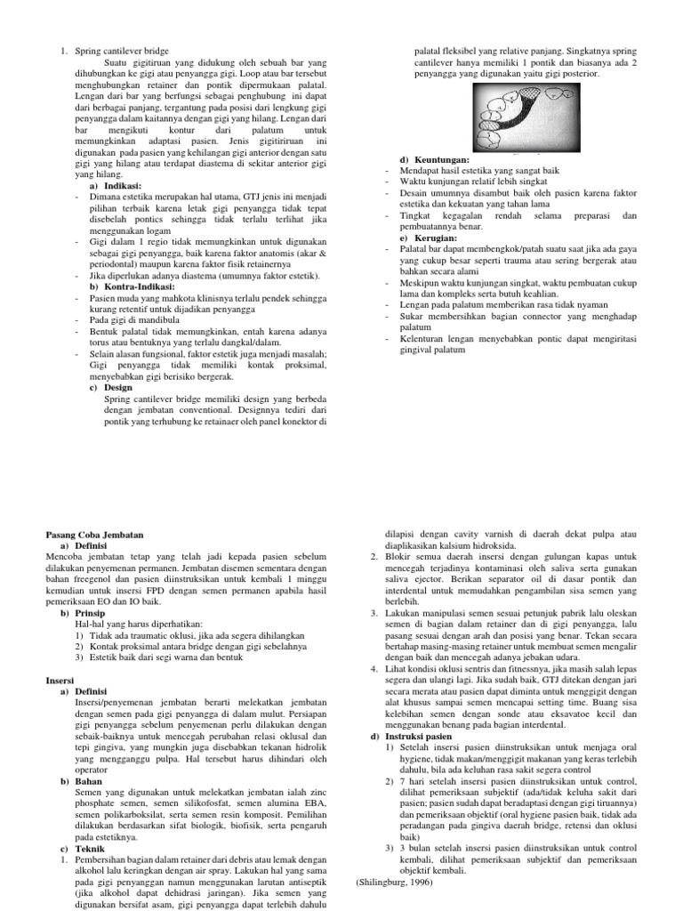 Spring Cantilever Bridge | PDF