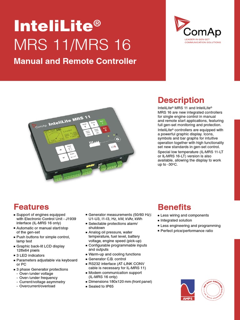 Intelilite Mrs 11/Mrs 16: Manual and Remote Controller | PDF ...