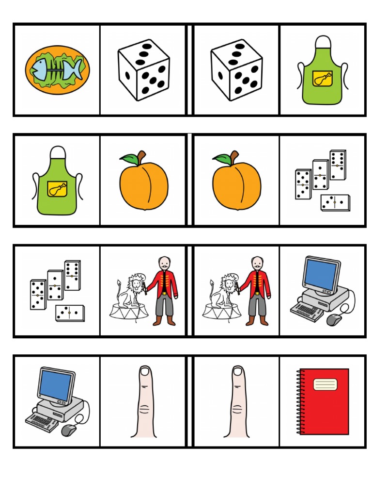 Dominó Fonema D | PDF