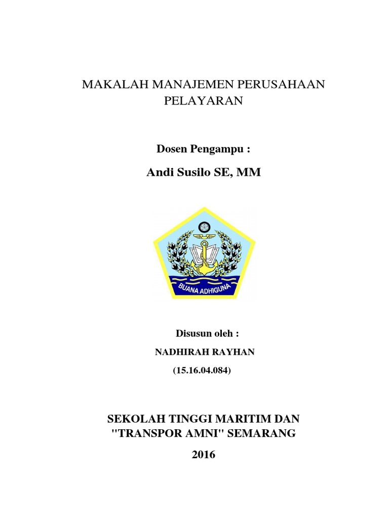 Cover Makalah MPP | PDF