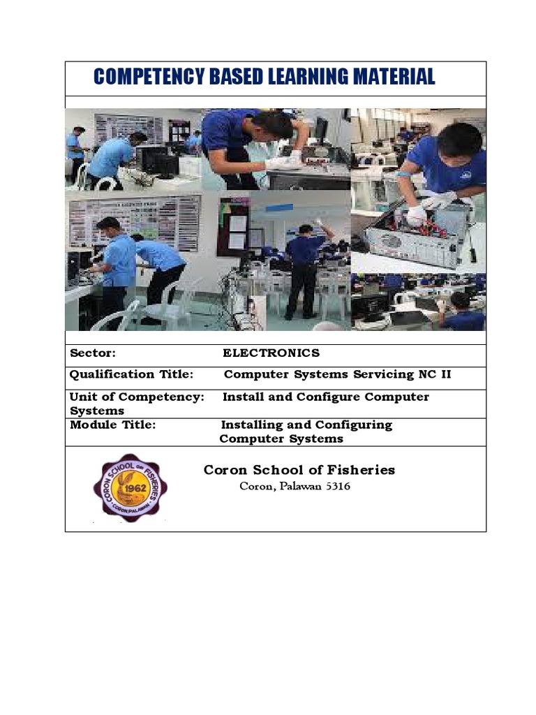 Competency Based Learning Material: Coron School of Fisheries | PDF | Berkeley Software ...
