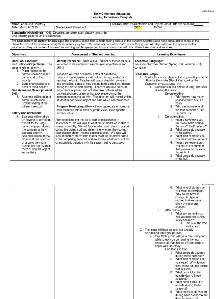 Hook Lesson | PDF | Early Childhood Education | Teachers