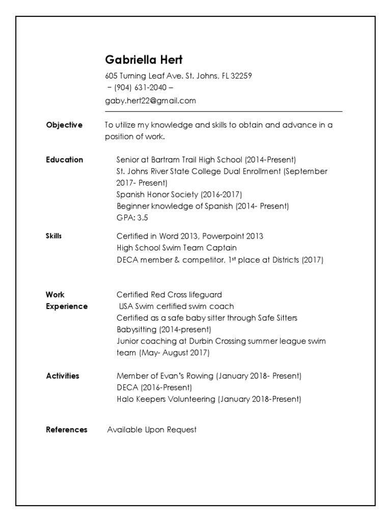 Resume Final | PDF