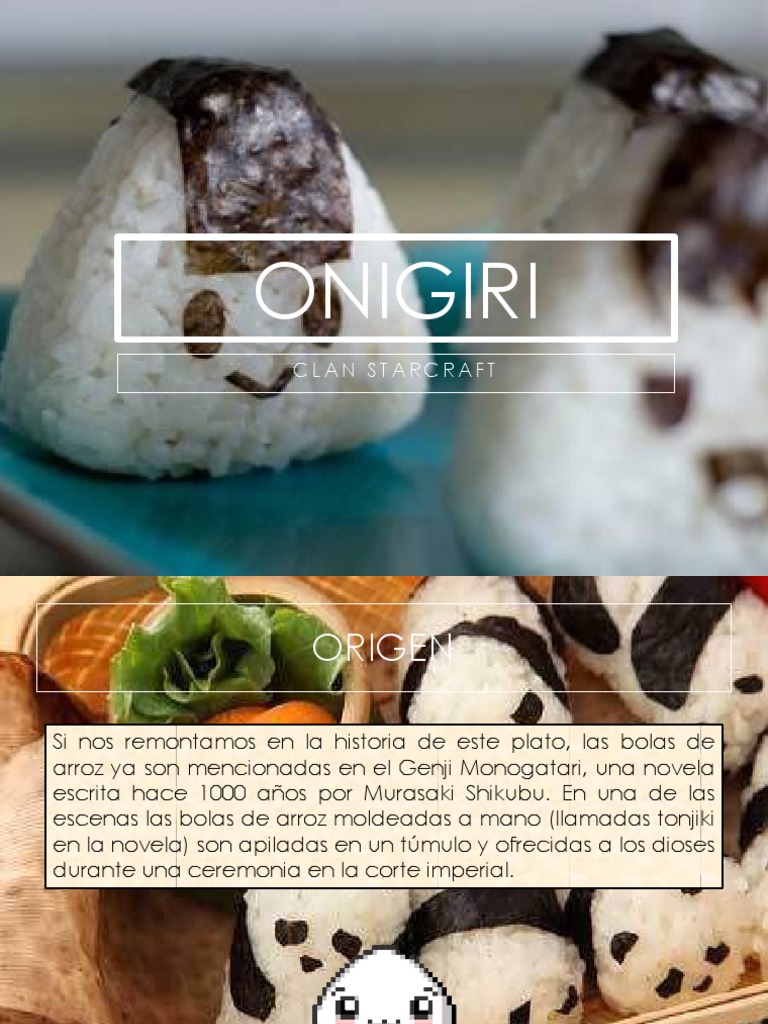 Historia y Rellenos de Onigiri | PDF
