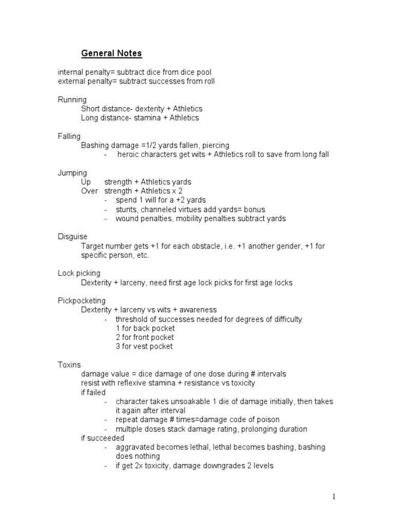 Exalted 3e Cheat-Sheet | PDF | Wound | Toxicity