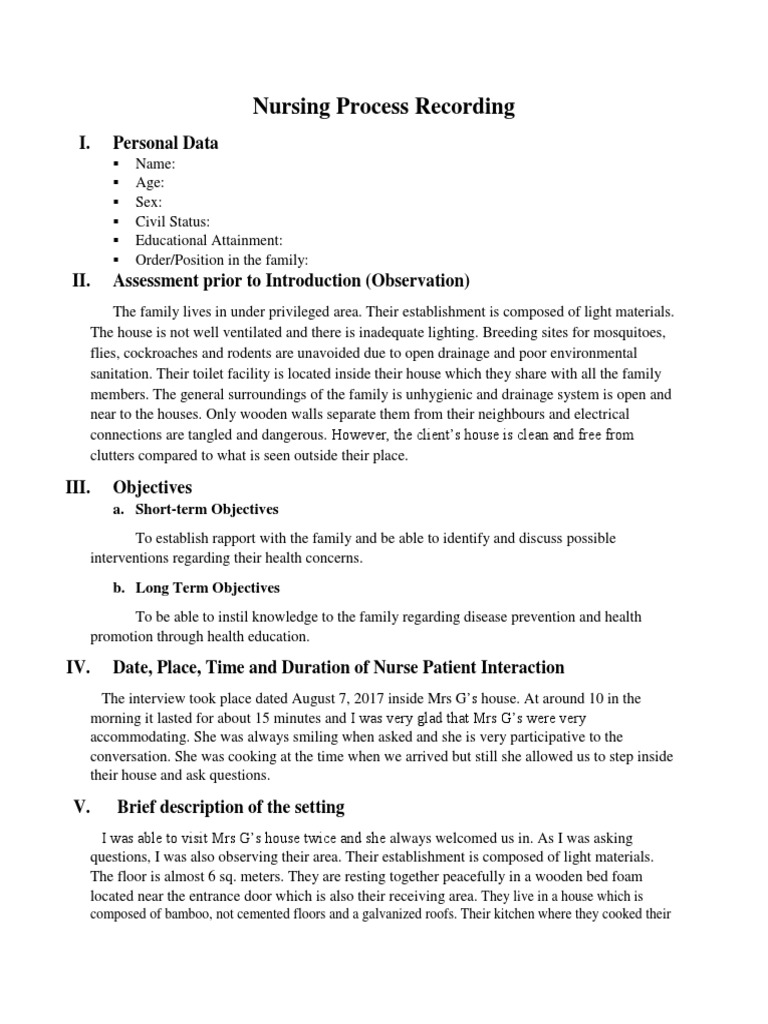 Nursing Process Recording | PDF | Adverse Effect | Medicine