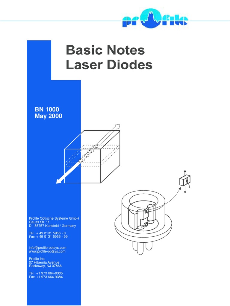 Basic Diode Laser | PDF | Laser Diode | Laser