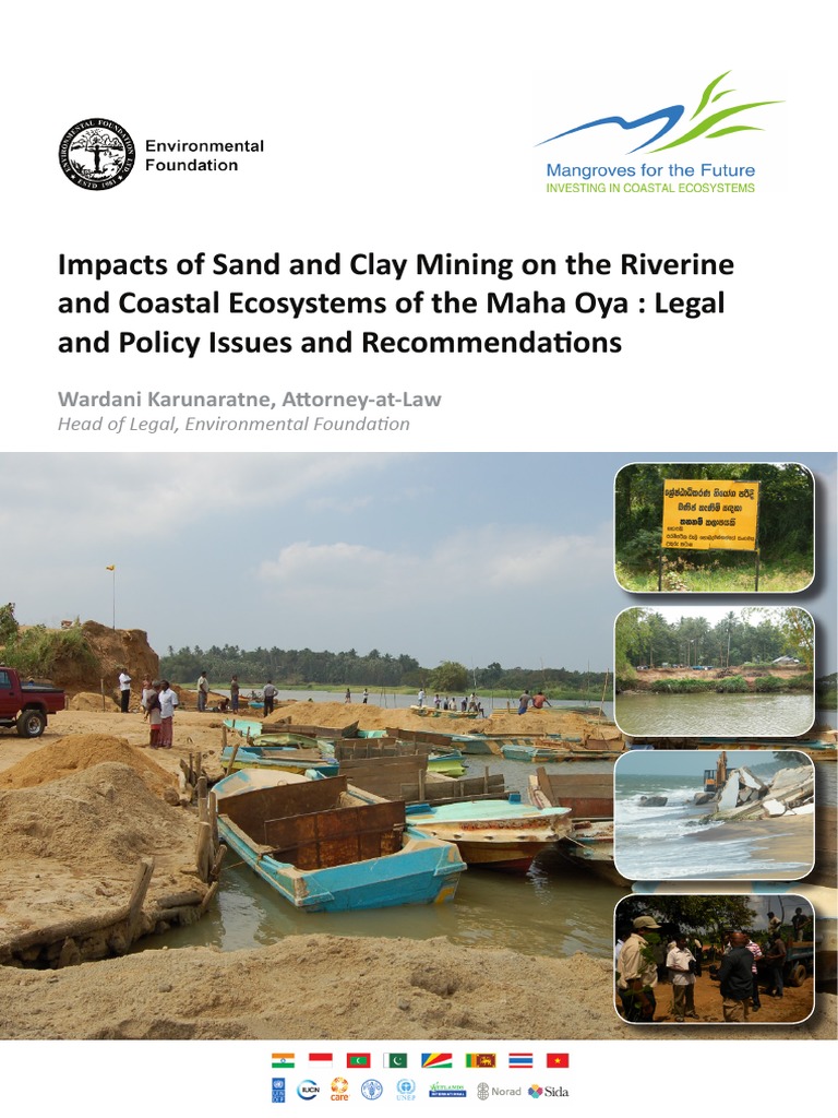 Impacts of Sand and Clay Mining On The Riverine and Coastal Ecosystems ...