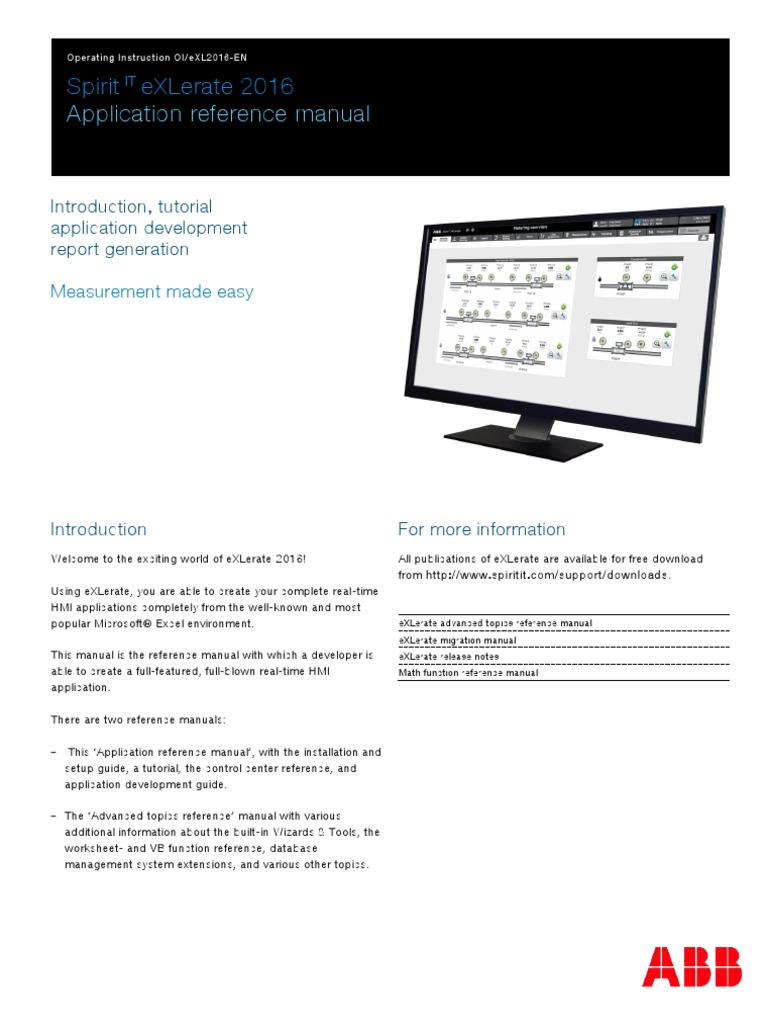 EXLerate Reference Manual I | PDF | Component Object Model | Microsoft Excel