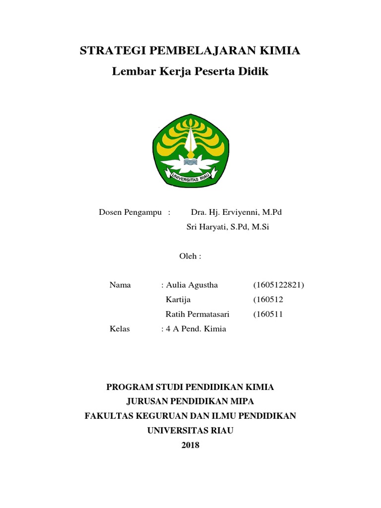 LKPD Spu | PDF | Sains & Matematika