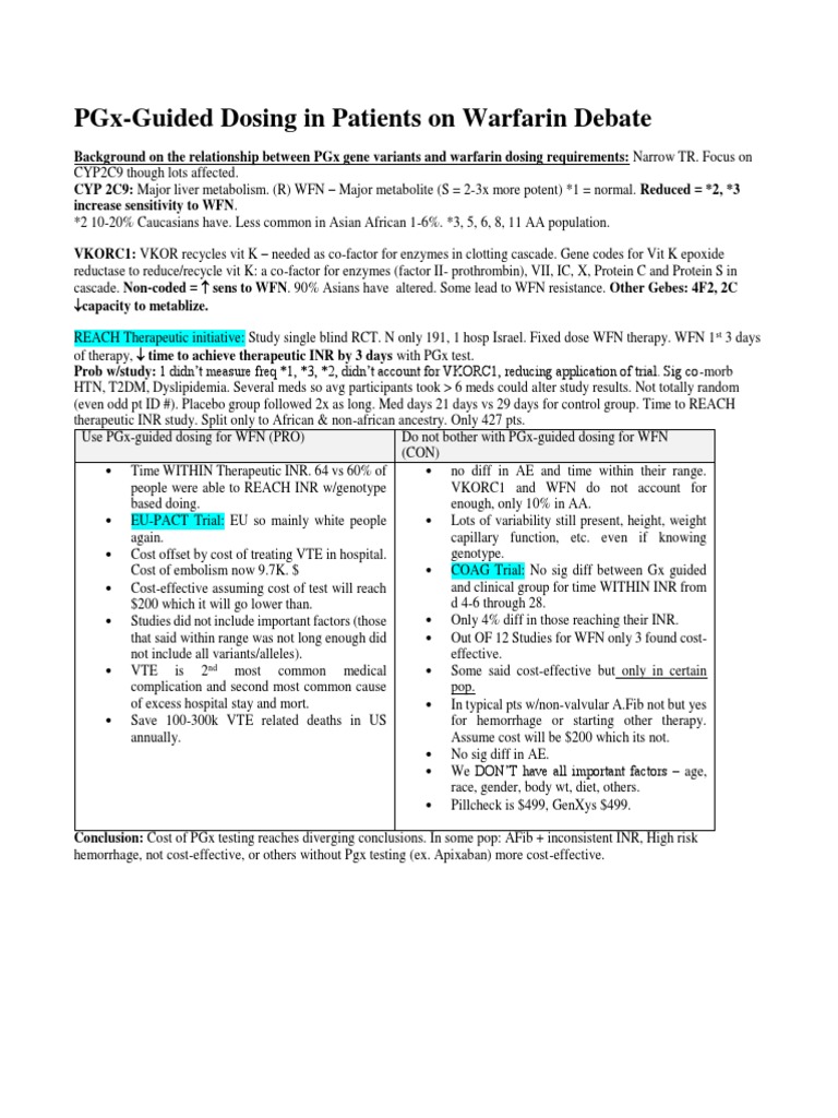 PGX Testing Implementation | PDF | Drugs | Medicine