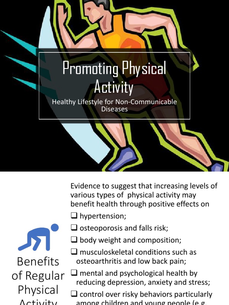 Promoting Physical Activity: Healthy Lifestyle For Non-Communicable ...