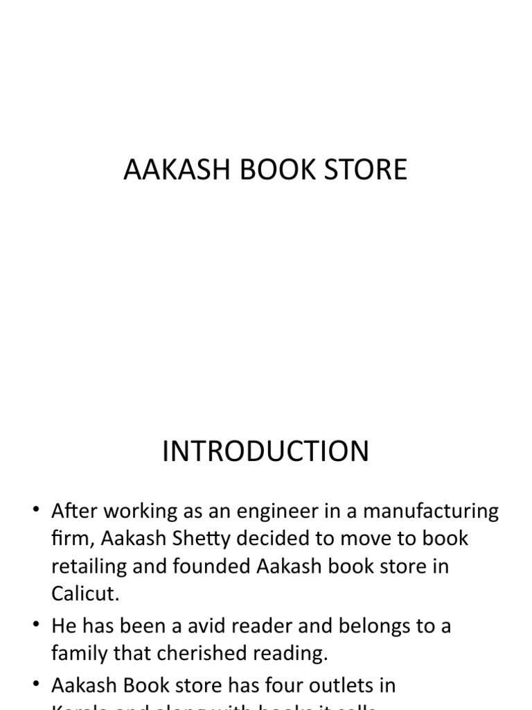 Aakash Book Store | PDF