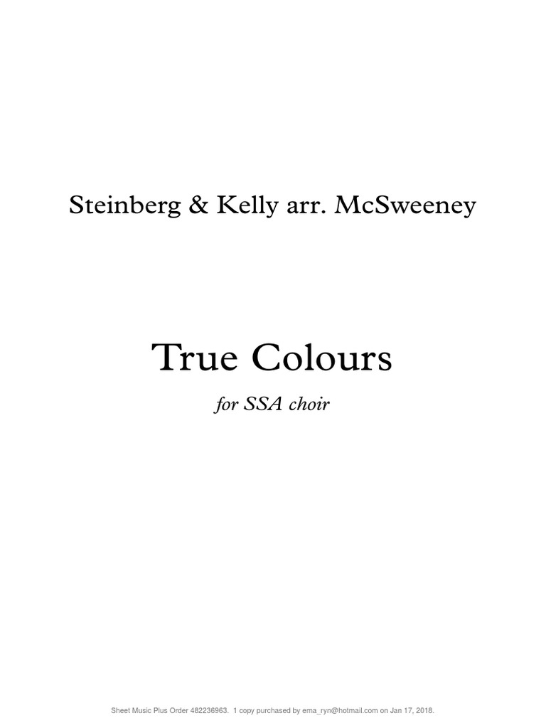 True Colors SSA | PDF | Calligraphie latin | Graphèmes