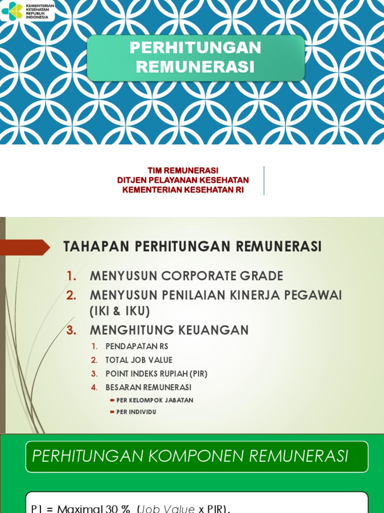 Sistem Perhitungan Remunerasi Kemenkes | PDF | Bisnis | Teknologi ...
