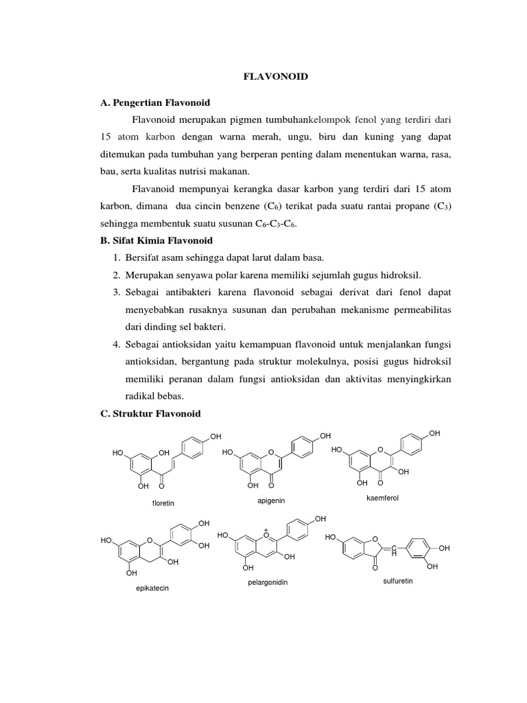 Isi Flavonoid | PDF