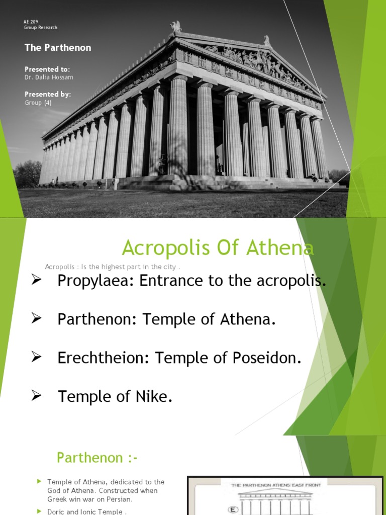 The Parthenon: Presented To | PDF