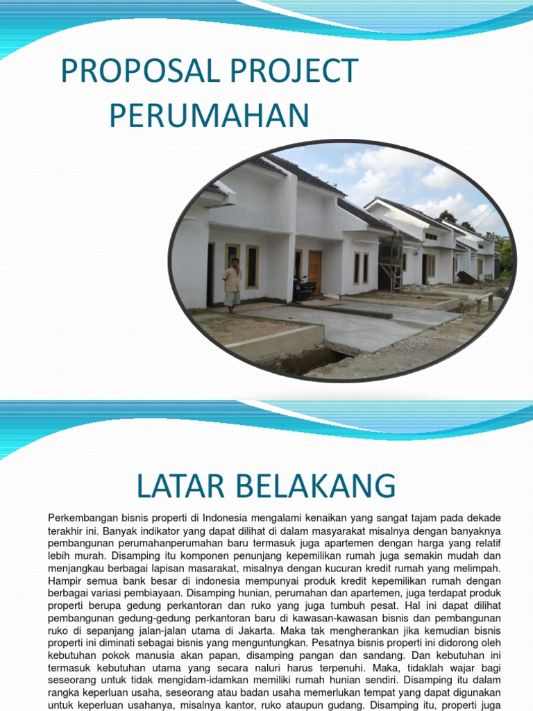Proposal Project Perumahan | PDF