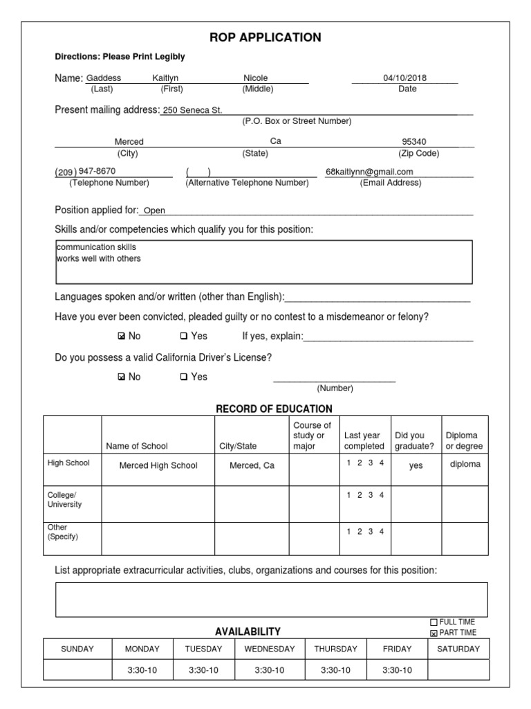 Jobapp | PDF | Business