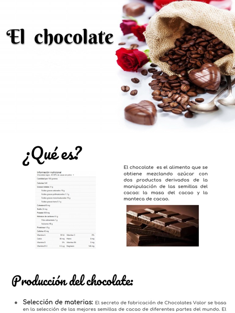 El Chocolate | PDF | Chocolate | Antioxidante