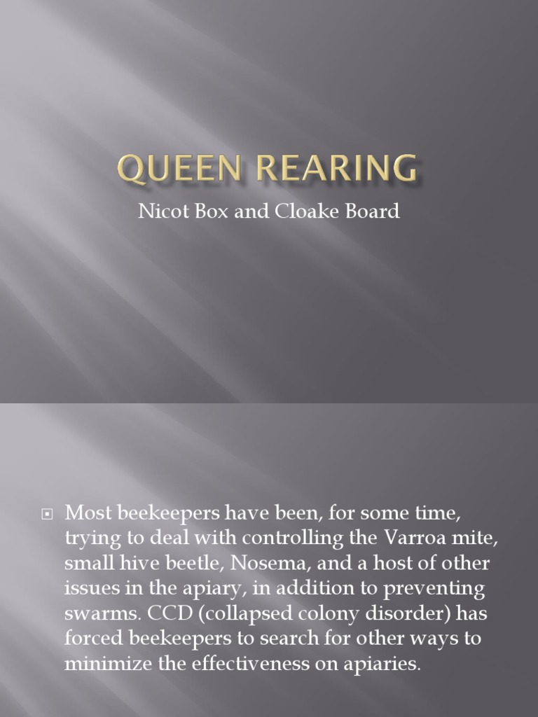 The Nicot Box and Cloake Board Method: A Comprehensive Guide to Queen ...