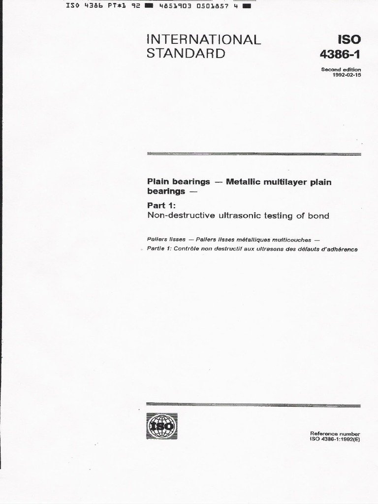 Iso 4386 PDF | PDF