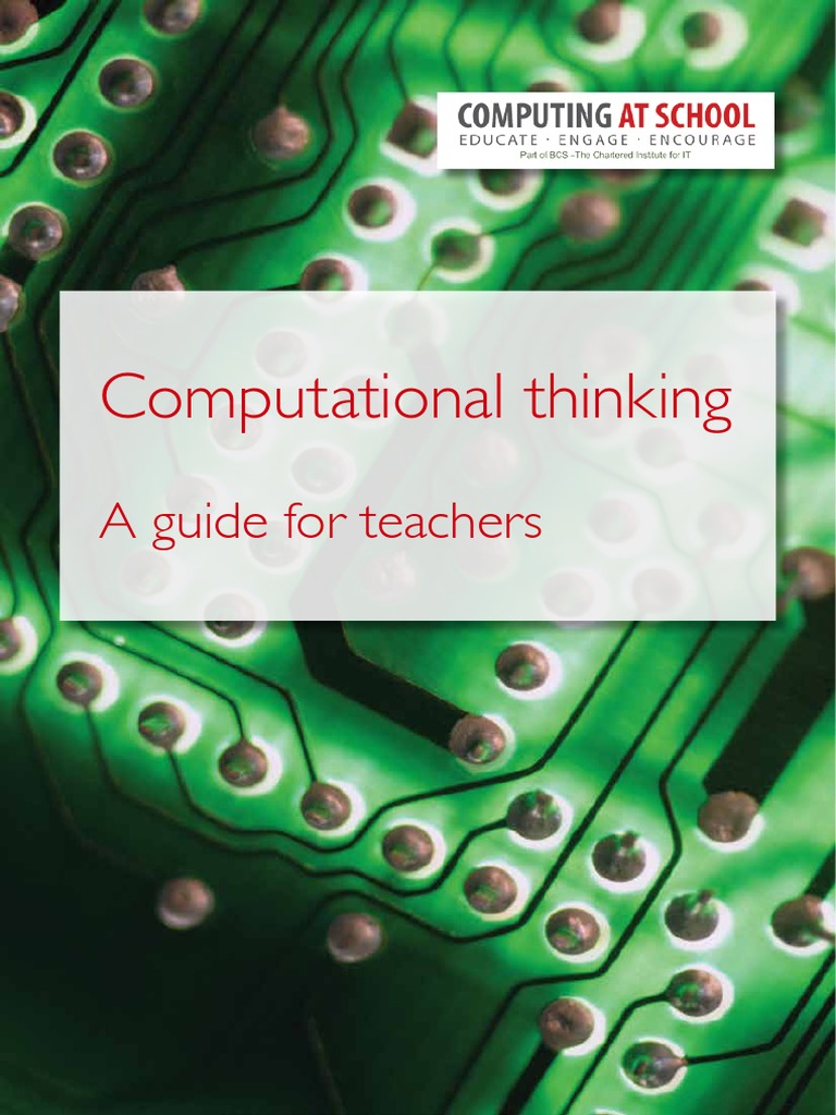 Concept Computational Thinking | PDF | Thought | Computer Science