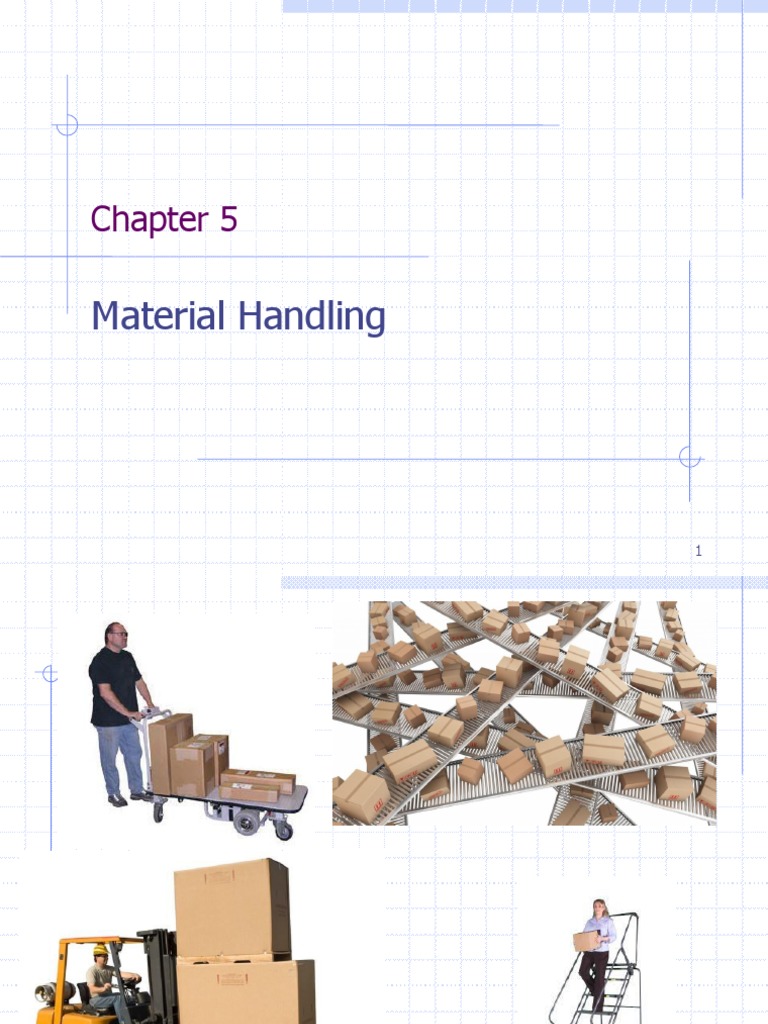 Chap 5 - Material Handling PDF | Download Free PDF | Pallet | Warehouse