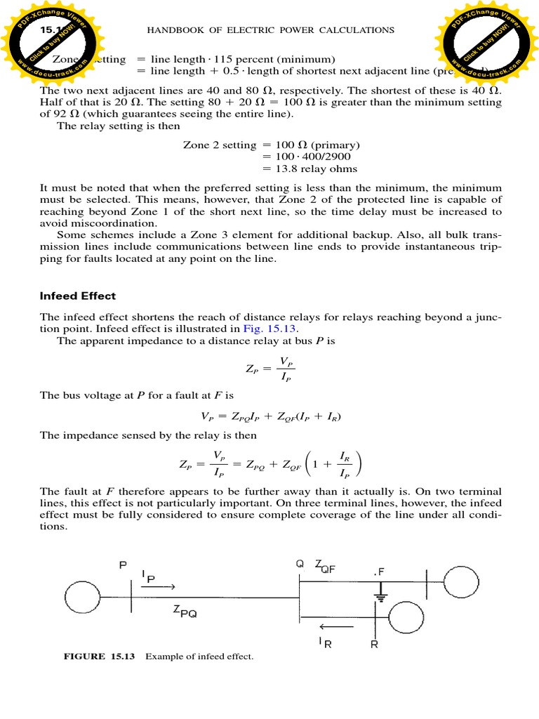 Infeed Effect | PDF | Relay | Telecommunications Engineering