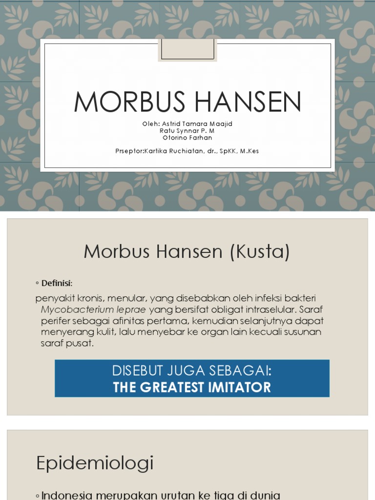 Morbus Hansen | PDF