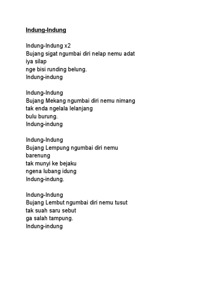 Indung | PDF