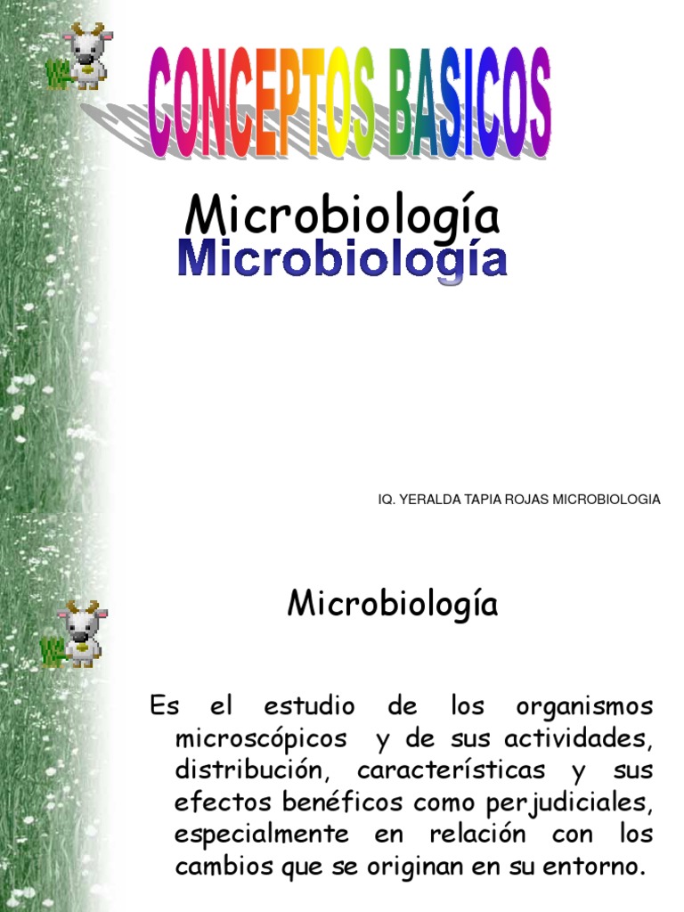1.1 Conceptos Basicos de Microbiologia | Bacterias Gram Positivas | Bacterias Gram-negativo