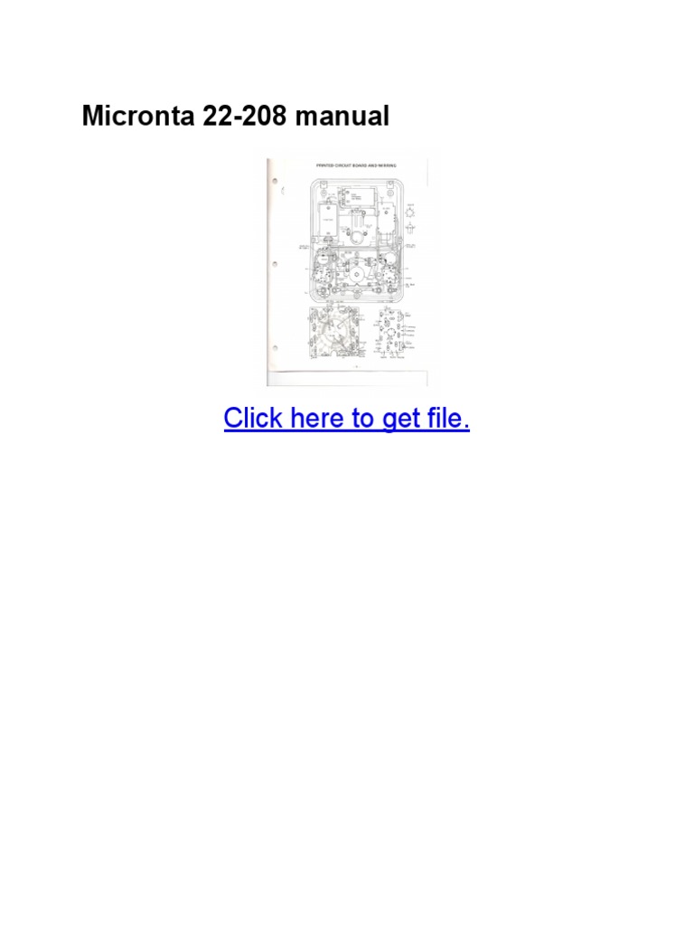 Micronta 22-208 Manual - Documentos de Google | PDF | Electromagnetism ...