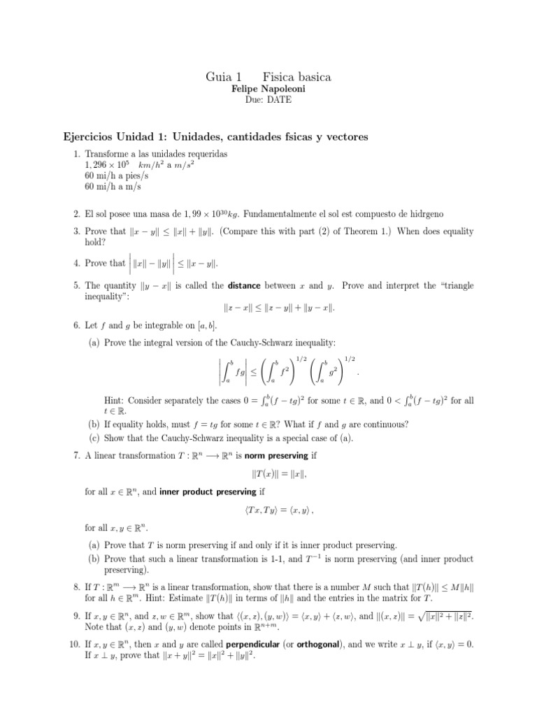 Math Exercise Homework | PDF | Analysis | Functions And Mappings