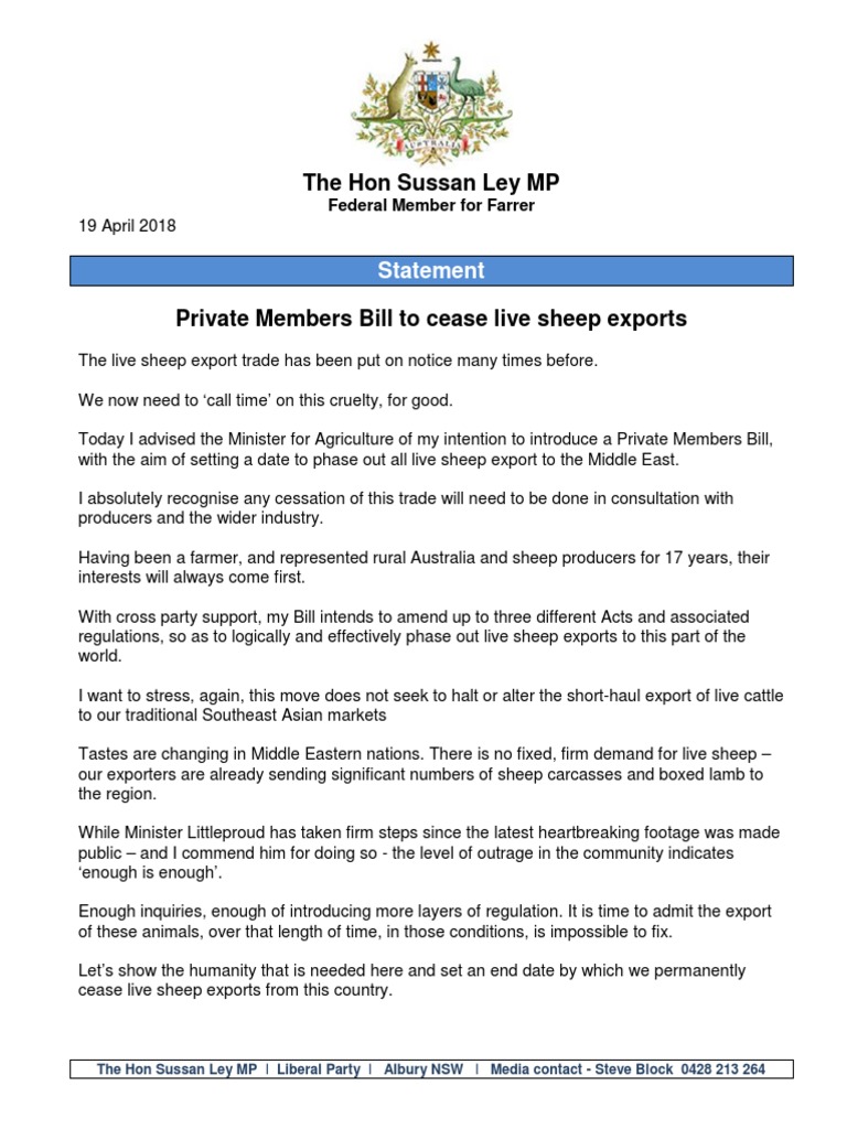 Private Members Bill | PDF