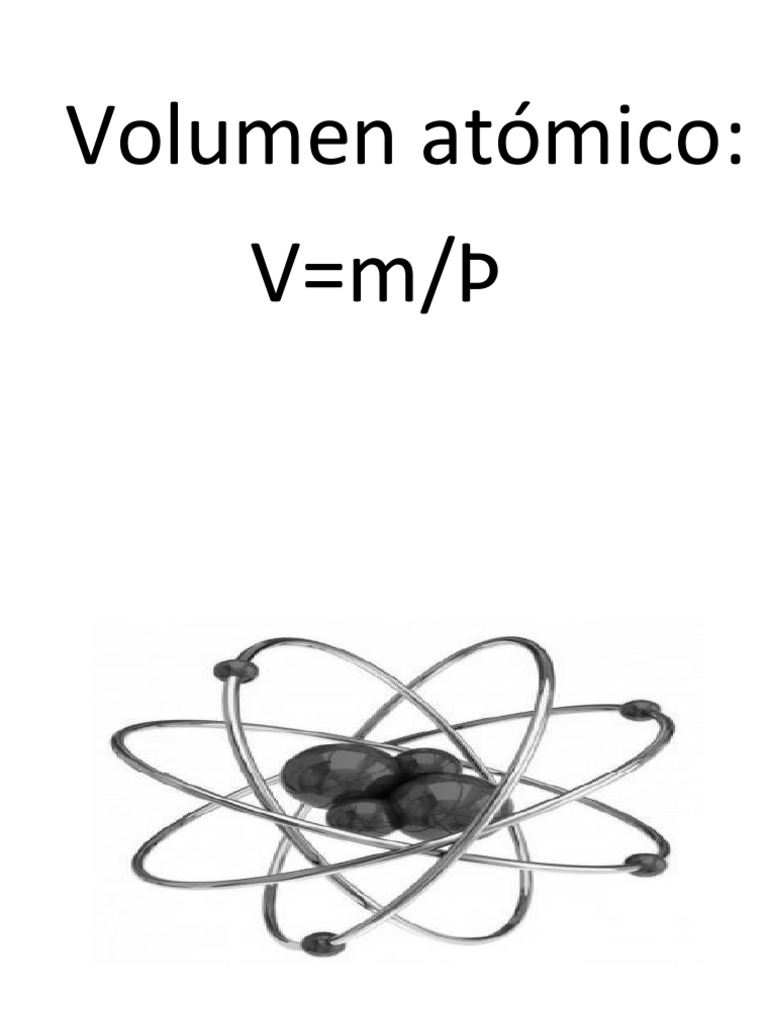 Volumen Atómico | PDF