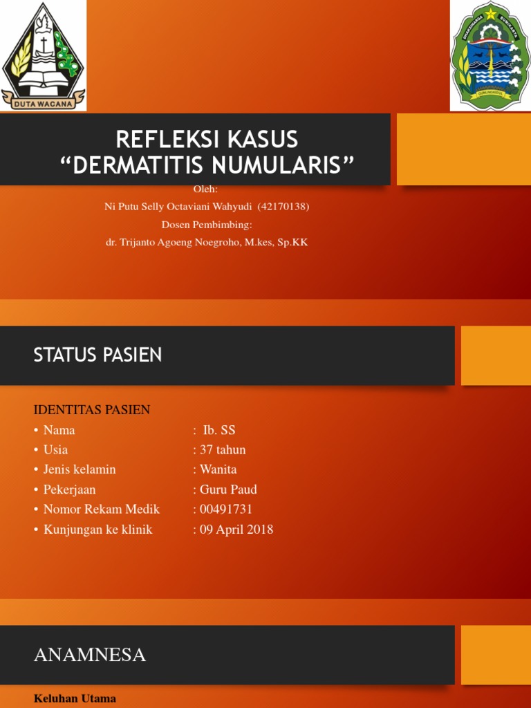 Dermatitis Numularis: Kasus dan Terapi | PDF