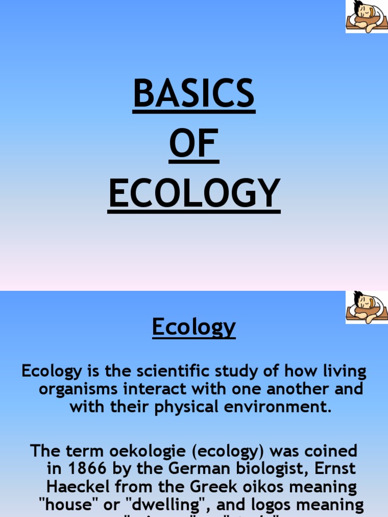 Basics of Ecology and Ecosystems | PDF | Ecology | Ecological Niche